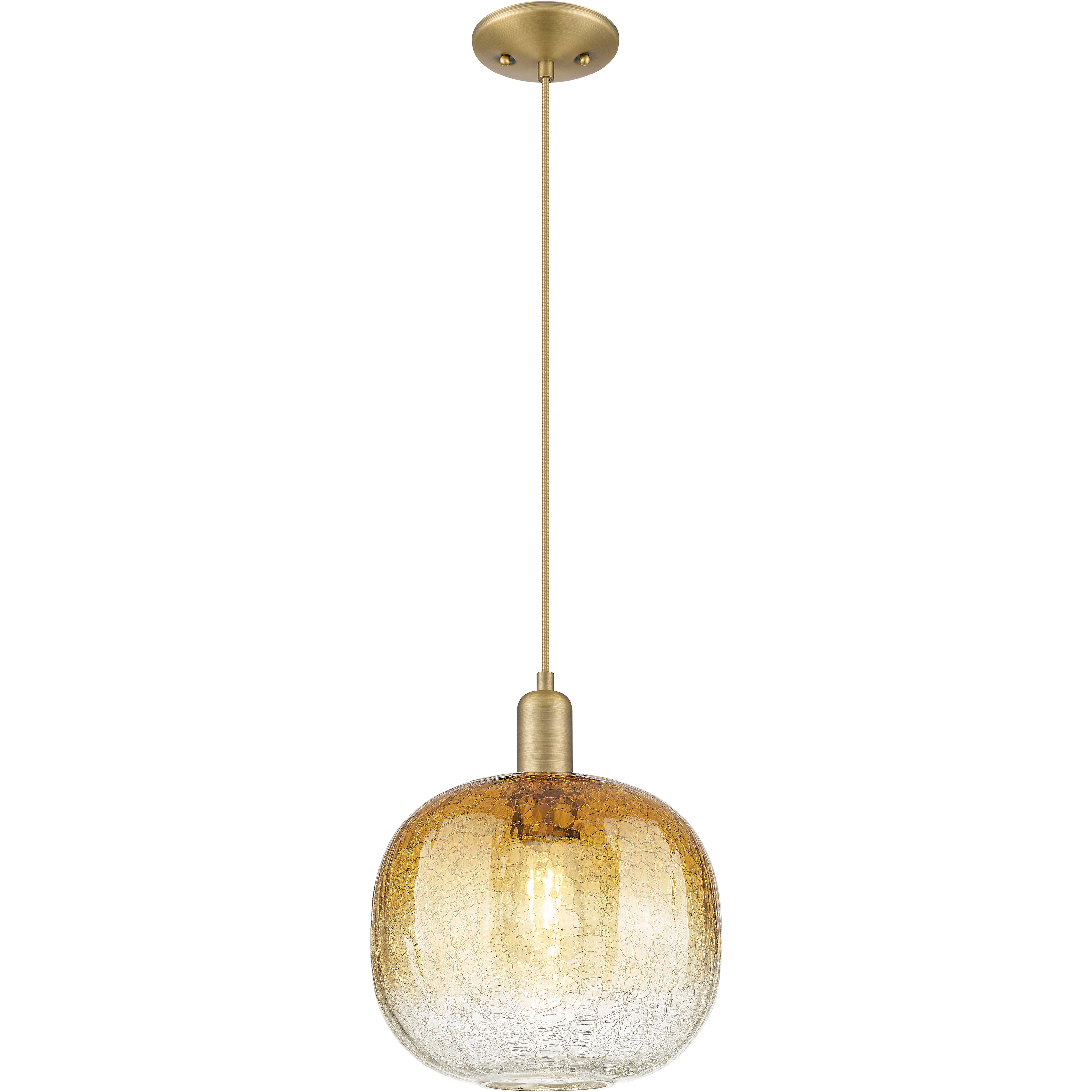 Downtown Urban Brookhaven Sphere 1 Light 10 inch Brushed Brass Mini ...